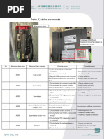 Omron Servo Drive Error Codes Guide | PDF | Electric Motor | Power Supply