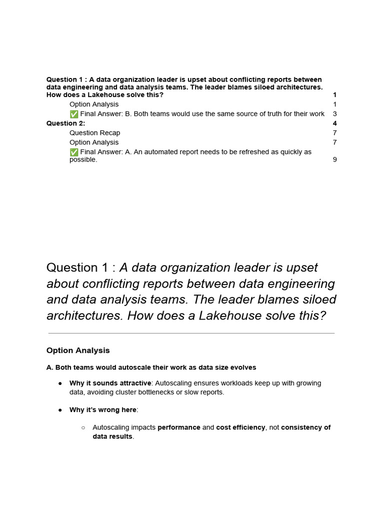Databricks Data Engineer Associate | PDF | Computer Science | Information Science