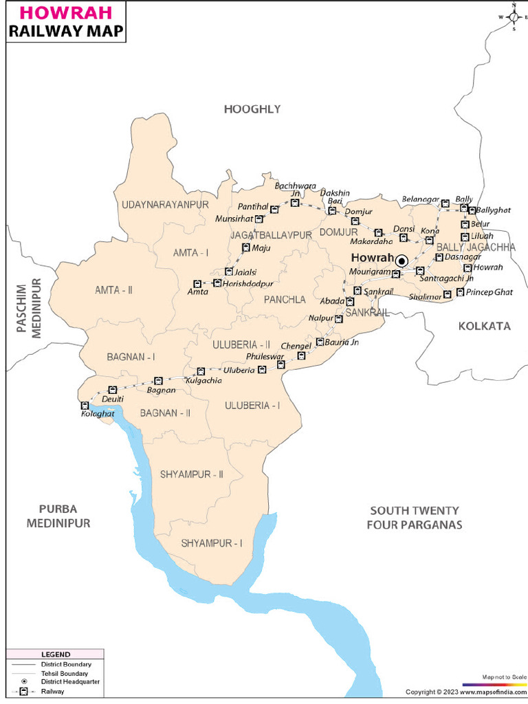 Haora Railway Map | PDF
