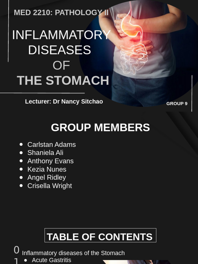 Inflammatory Diseases of The Stomach | PDF | Stomach | Gastroenterology