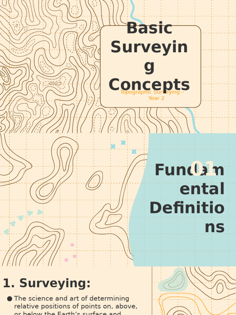 Topographic: Fundamental Terms | PDF