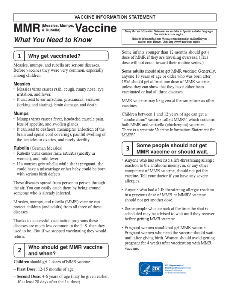 MMR | PDF | Measles | Vaccines
