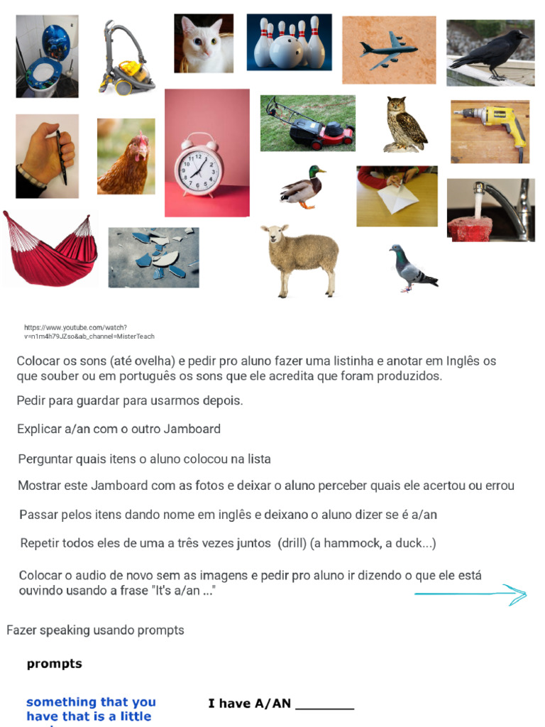 A X An - Guess The Sounds and Speaking | PDF