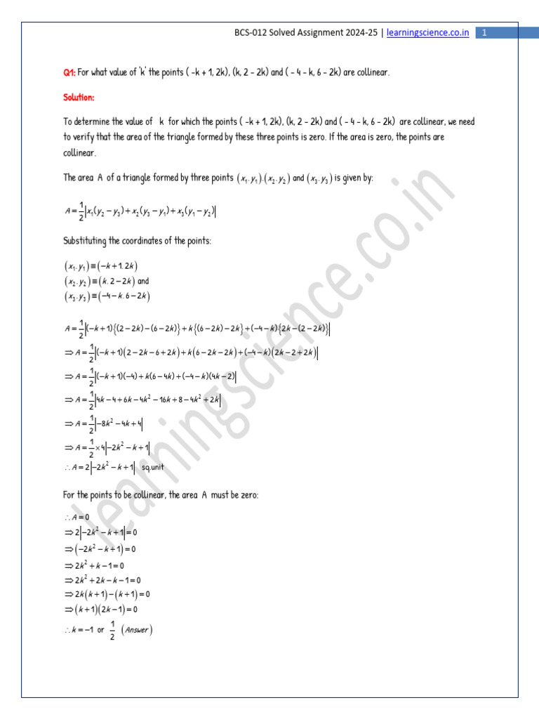 Bcs 012 Solved Assignment 2024 25 Pdf Mathematical Analysis