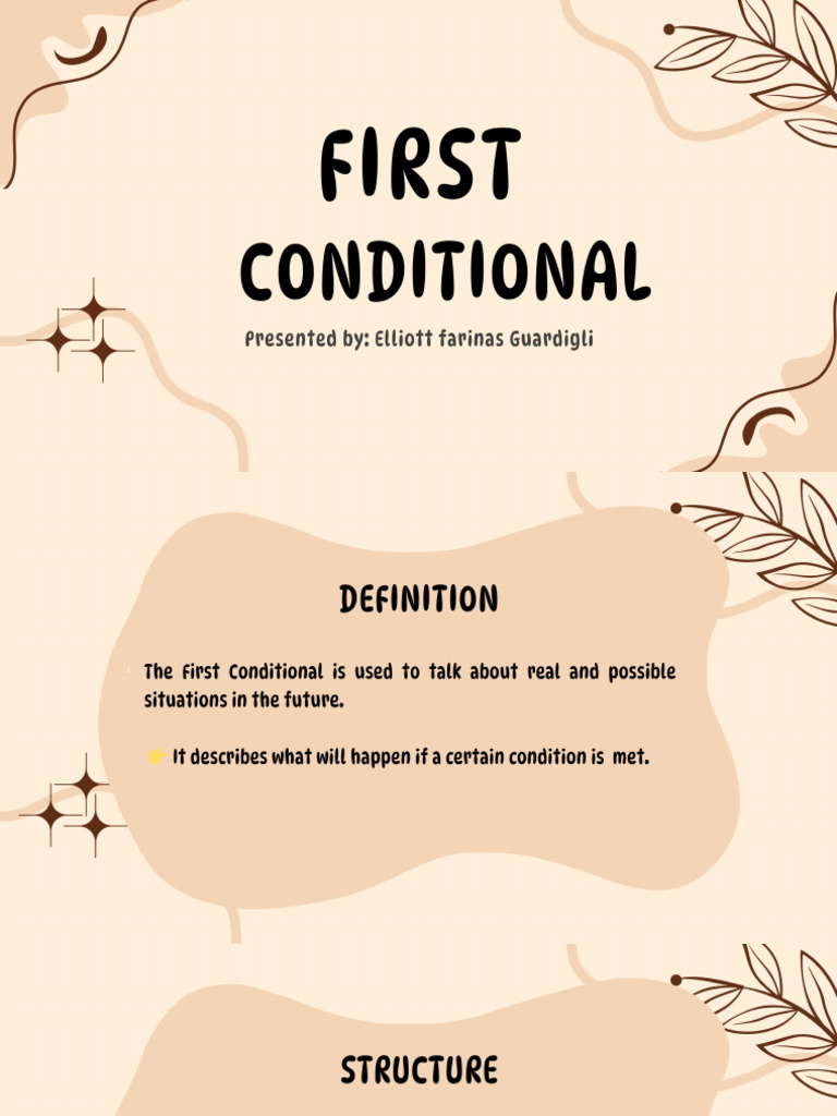 First Conditional | PDF