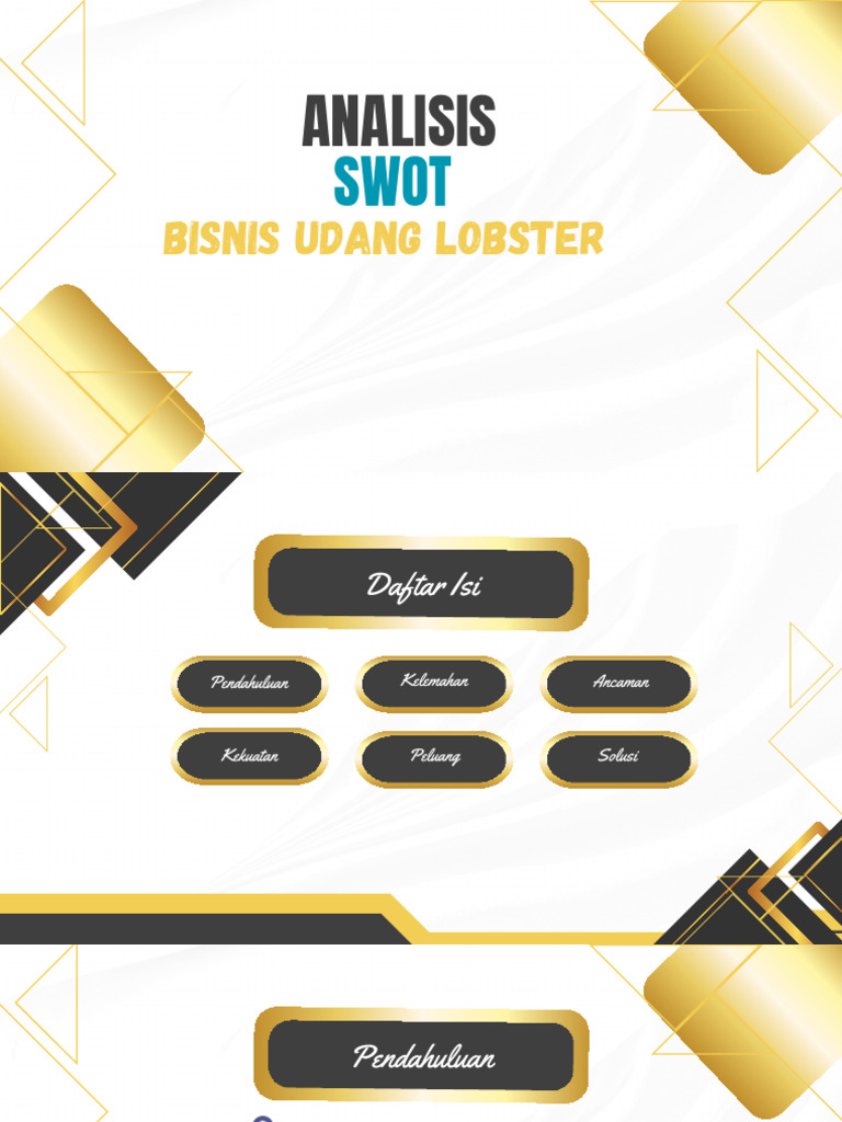 Analisis SWOT BISNIS UDANG LOBSTER 20250929 - 220733 - 0000 | PDF