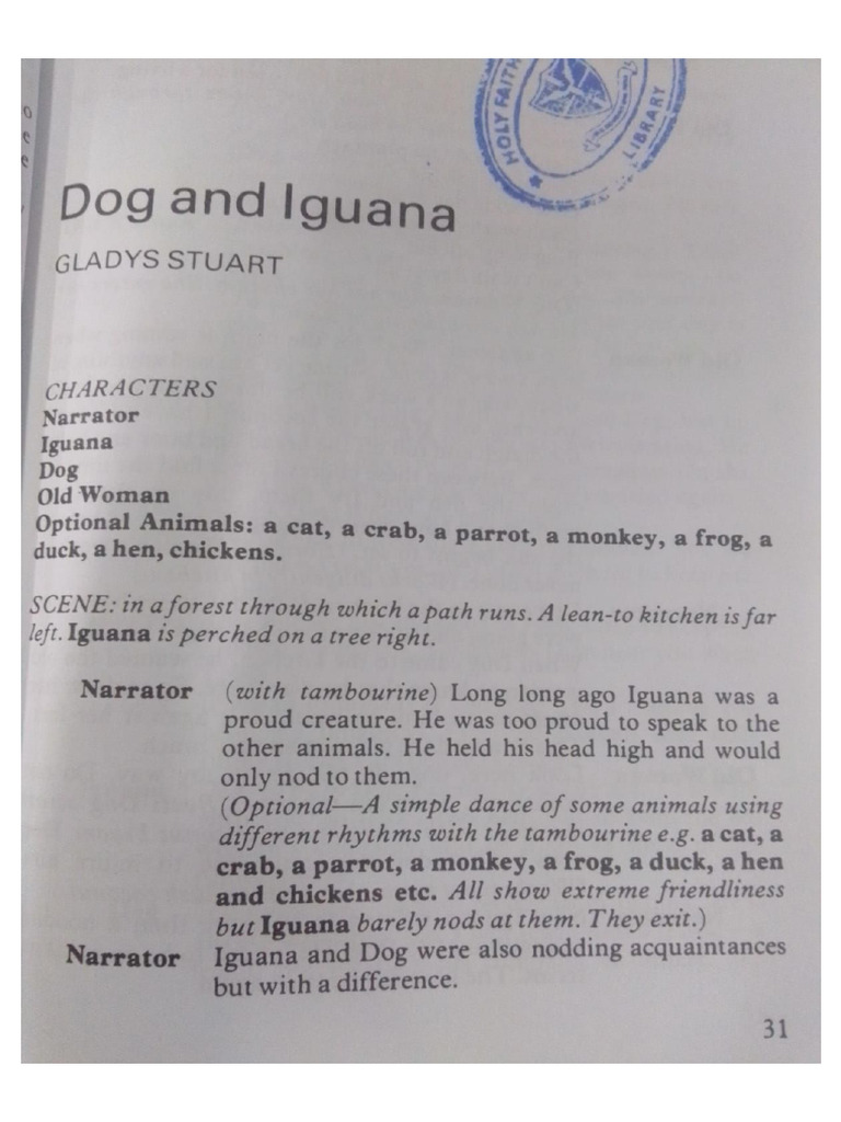 CARRAY! - Dog and Iguana (Errol Hill) | PDF
