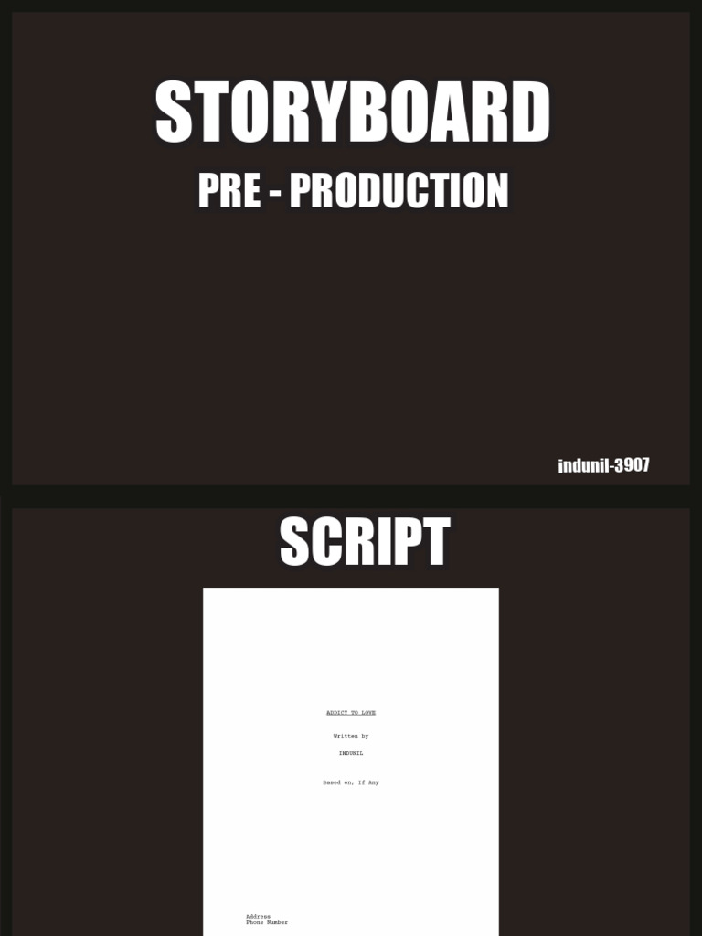 Story Board Pre Production | PDF | Filmmaking