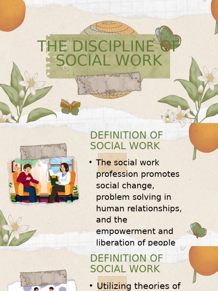 The Discipline of Social Work | PDF | Social Work | Social Psychology