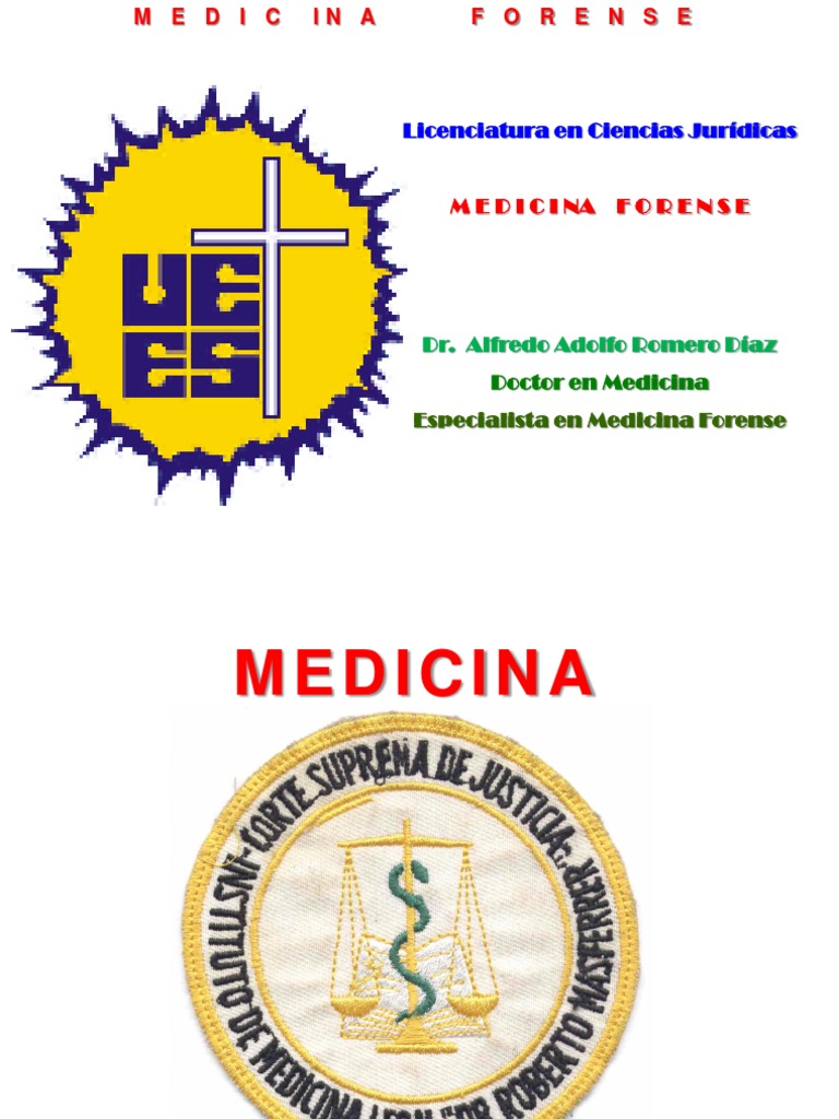 Medicina Forense: Definición y Relevancia | PDF | Jurisprudencia médica ...