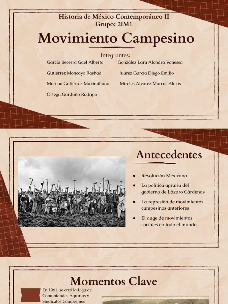 Movimiento Campesino Pdf