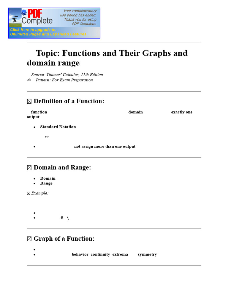 Functions and Their Graphs D3 | PDF | Function (Mathematics ...