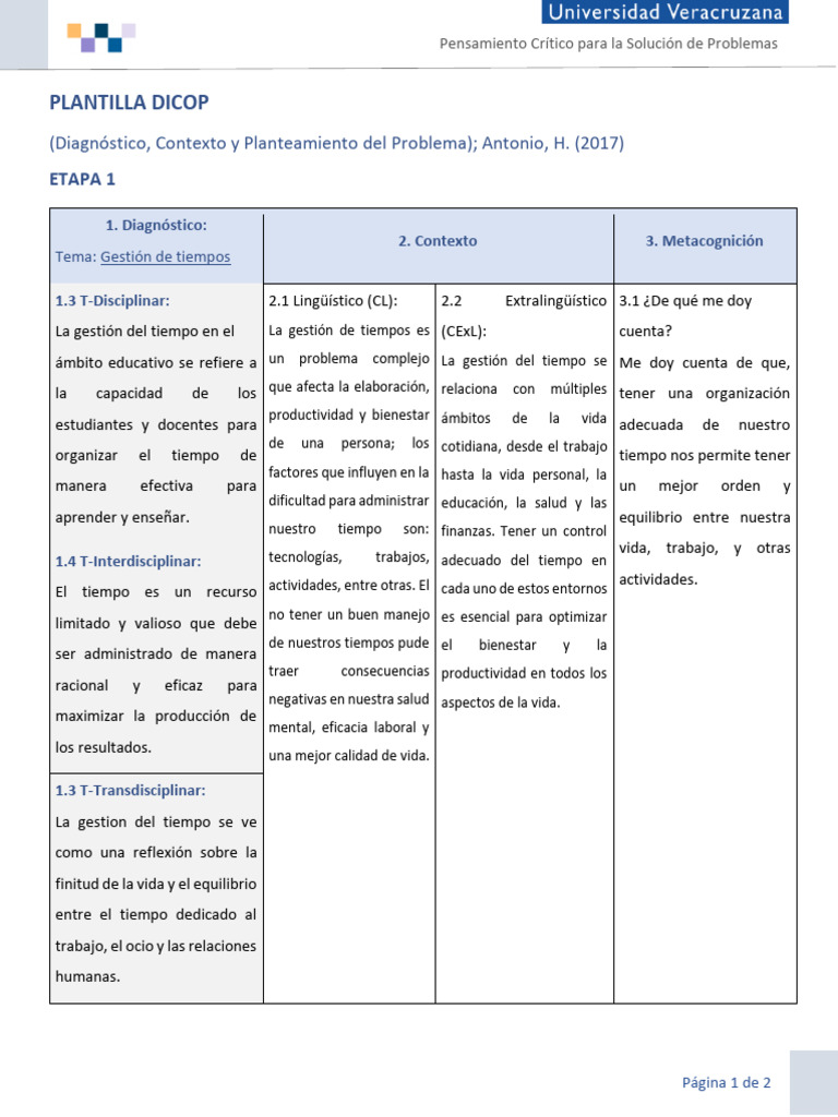 Ejemplo de Una Bitácora DICOP Con Sus Partes | PDF | Gestión del tiempo ...