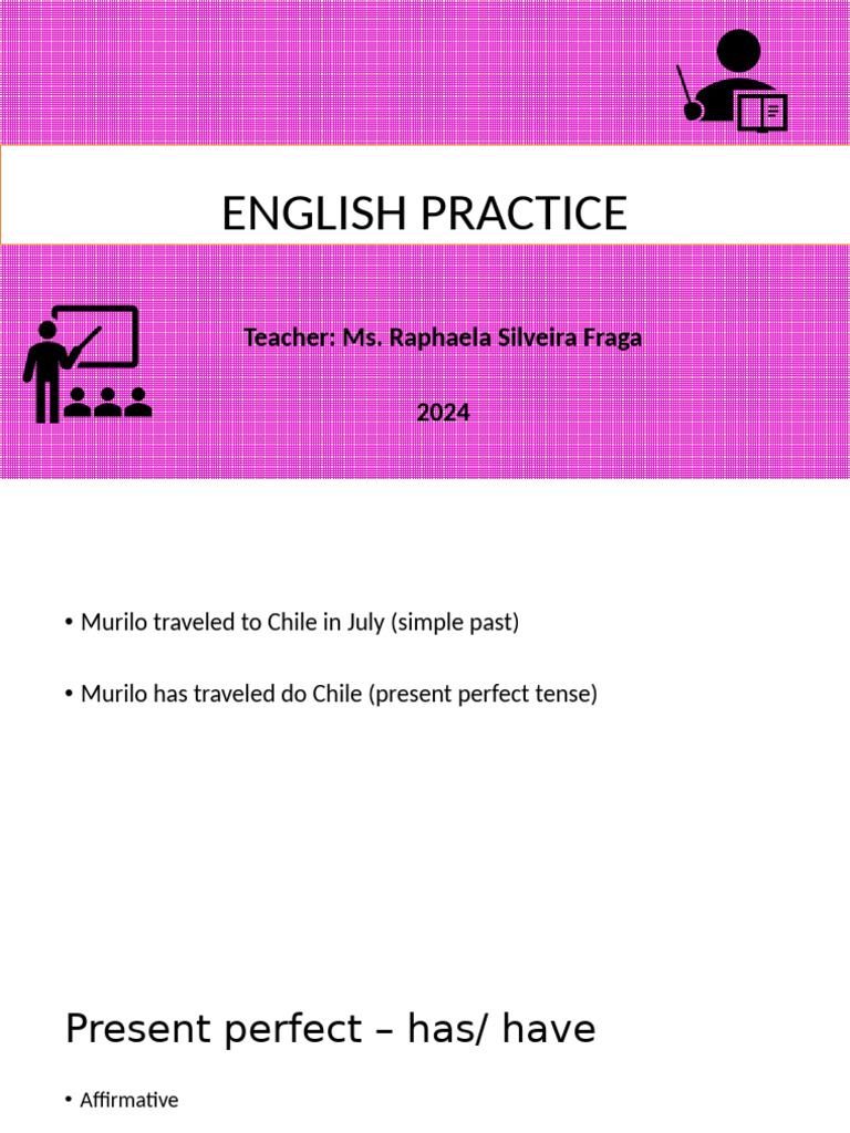 English Practice - Present Perfect | PDF