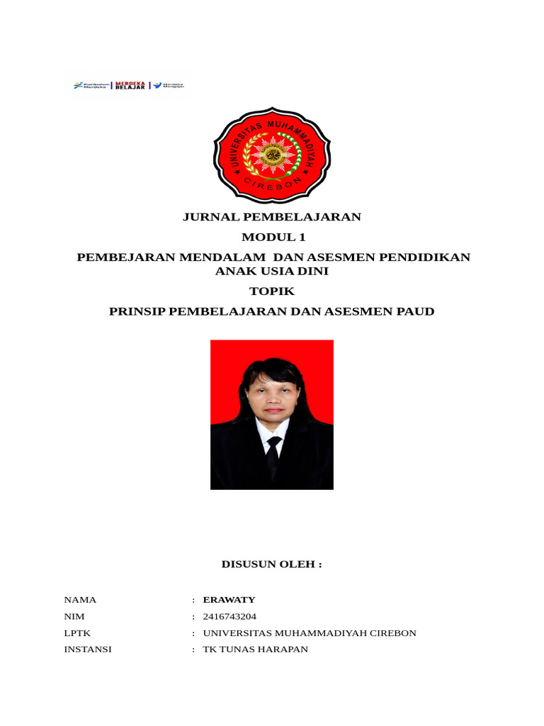 Prinsip Pembelajaran dan Asesmen PAUD | PDF