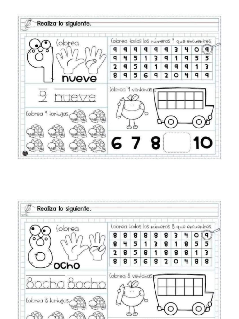 Ejercicios Con Numeros | PDF