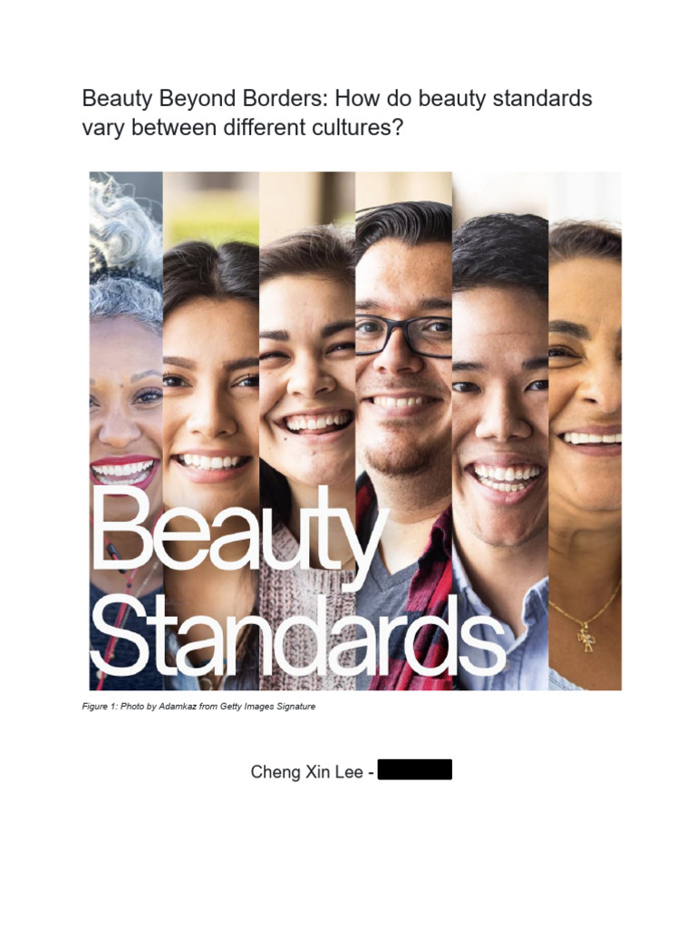 Cultural Variations in Beauty Standards | PDF | Beauty | Physical ...