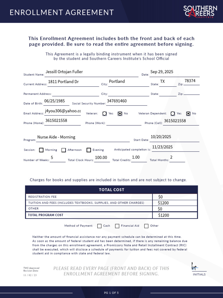AHanyW3lOOC4Ax-X1NErWMdGq0Y - 2 - SCI Enrollment Forms - Signed | PDF ...