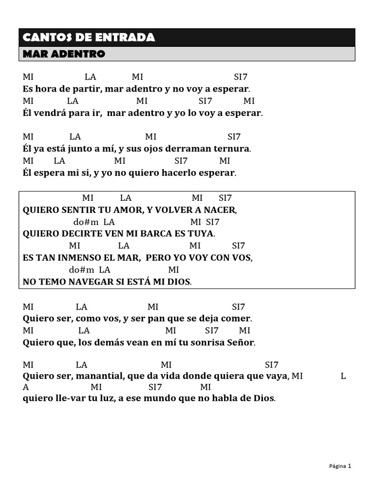Cancionero Misa 2025 Con Acordes Pdf Eucaristía Bendición