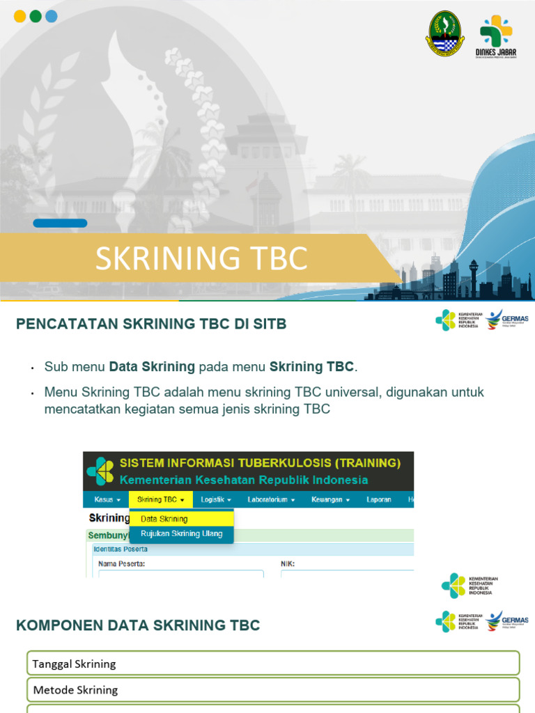 Panduan Skrining TBC dan Pencatatan Data | PDF
