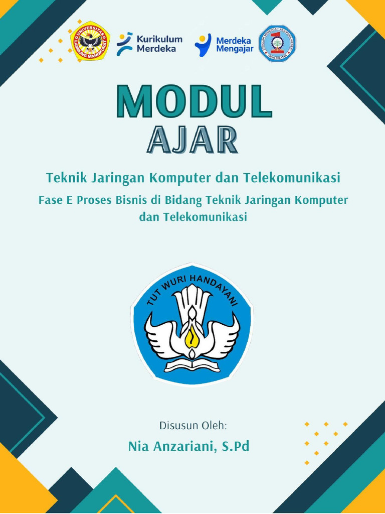 Modul Ajar Teknik Jaringan Komputer Dan Telekomunikasi Elemen 1 | PDF