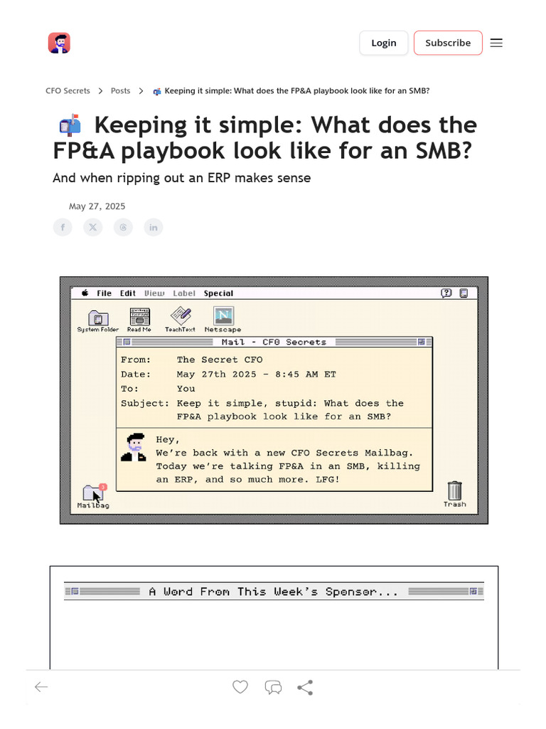 Keeping it simple_ What does the FP&A playbook look like for an SMB_ | PDF