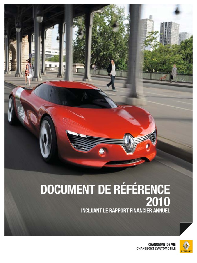 Renault - Document de Référence 2010 | PDF | Renault | Nissan