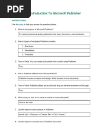 Microsoft Publisher User Guide | PDF | Software | Computing