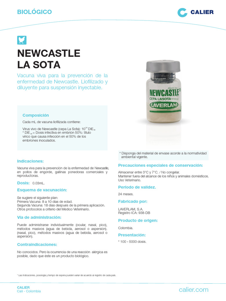 Item 6. Vacunas de Newcastle | PDF | Vacunas | Virología