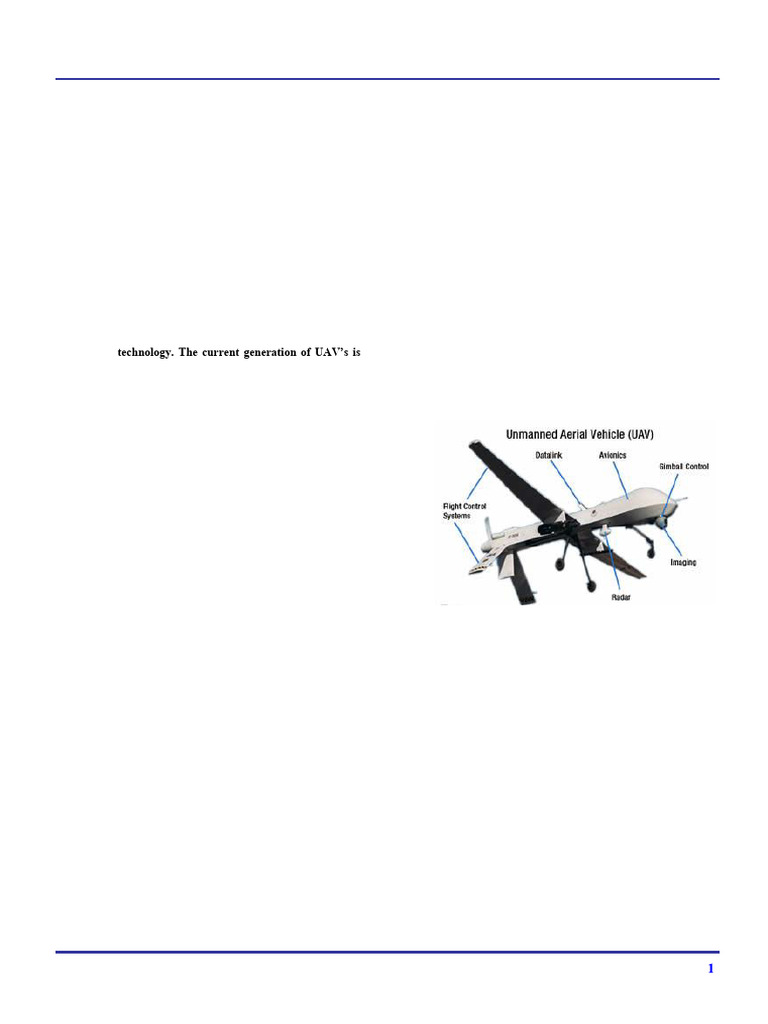A Review Paper On Unmanned Aerial Vehicle U.A.V IJERTCONV5IS23008 | PDF ...