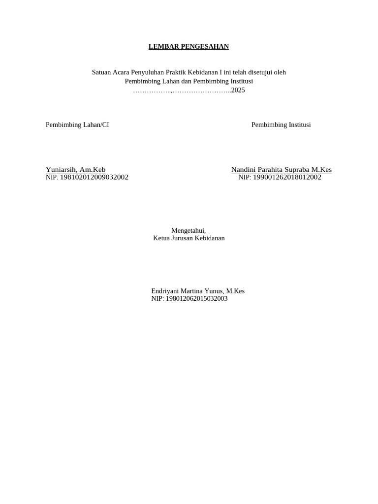 Pengesahan Risil | PDF