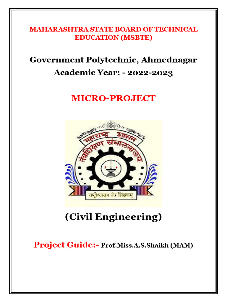 Shivam Chandwale Project Report (Rde) | PDF | Government Of India