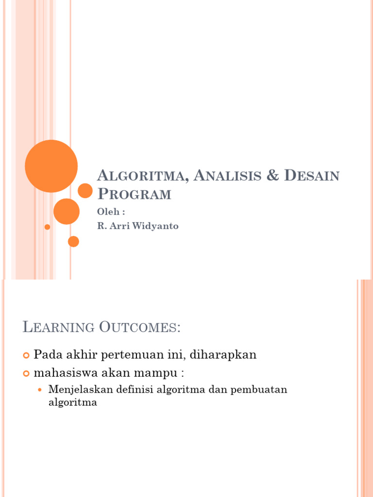 Panduan Algoritma dan Desain Program | PDF
