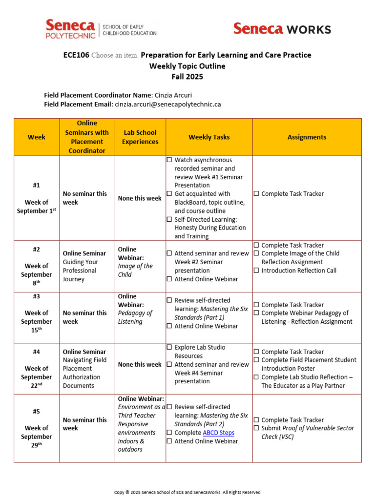 ECE106 Early Learning Preparation Guide | PDF | Early Childhood ...