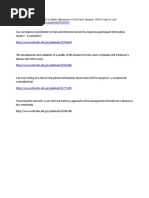 Parkinson's Disease Questionnaire Manual | PDF | Medical Specialties ...