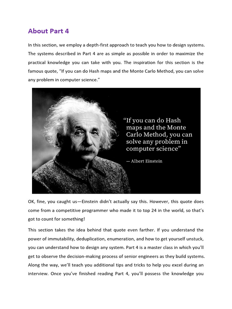 Part 4 - Real World System Design Examples | PDF | Bit | Computing