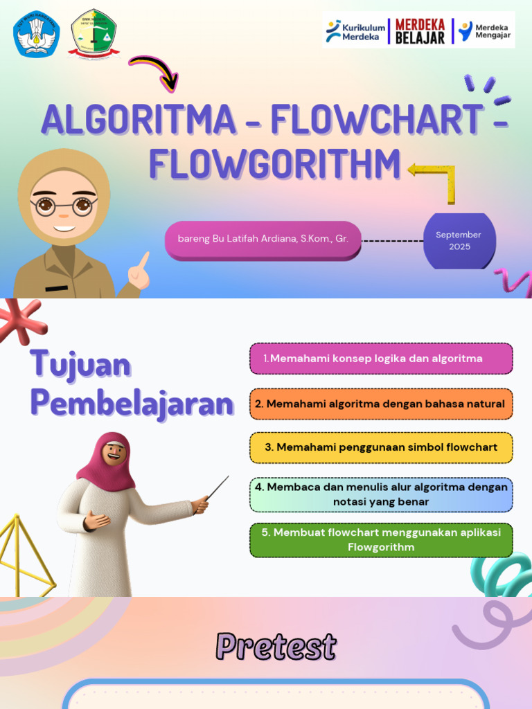 Algoritma - Flowchart - Flowgorithm | PDF