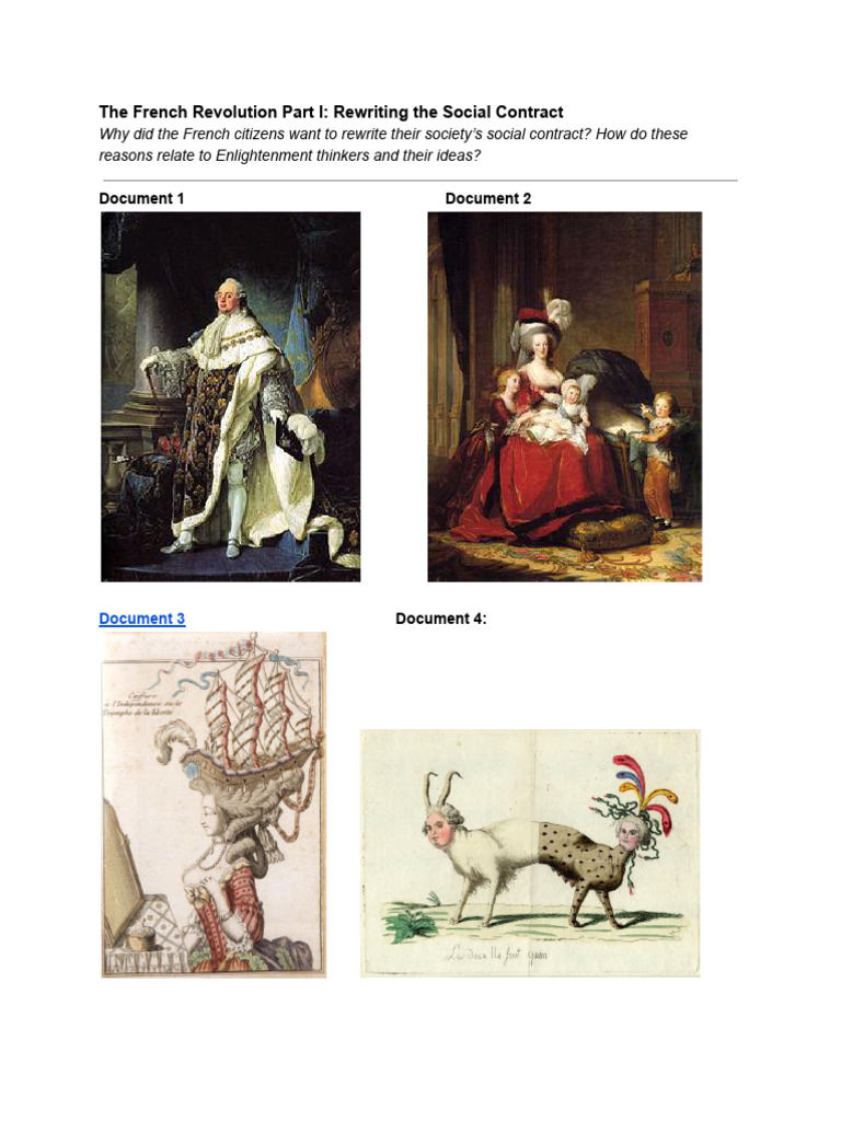 French Revolution: Social Contract Changes | PDF | Taxes