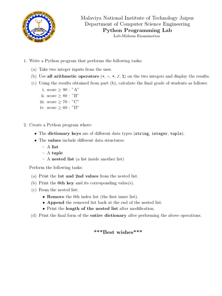 Python Quizes 1 | PDF
