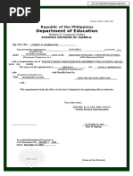 CSC Form No. 33-A Appointment Sample | PDF | Government Information ...