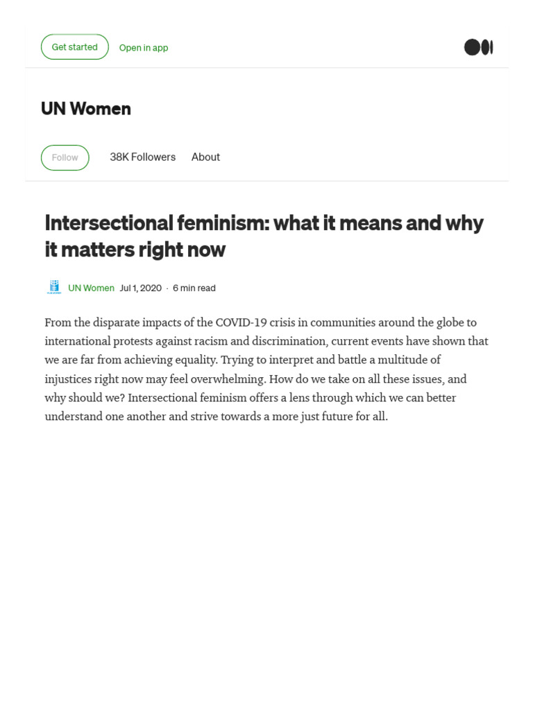 Intersectional Feminsim What It Means and Why It Matters Right Now ...