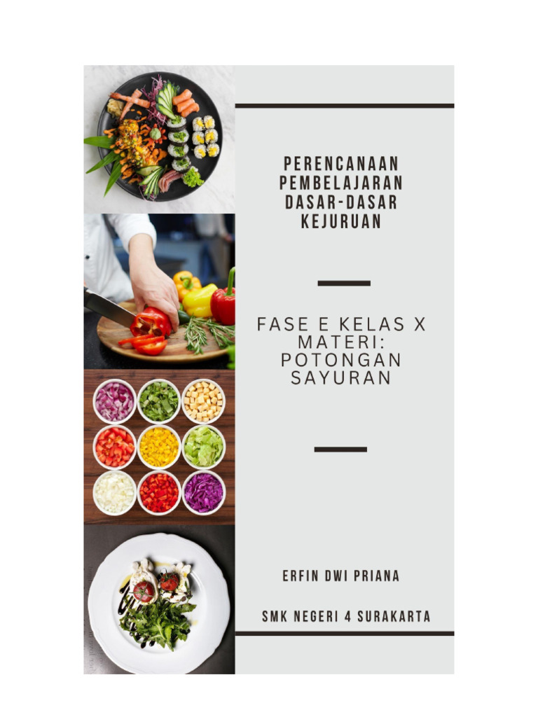 PP-DDK Potongan Sayur OK | PDF