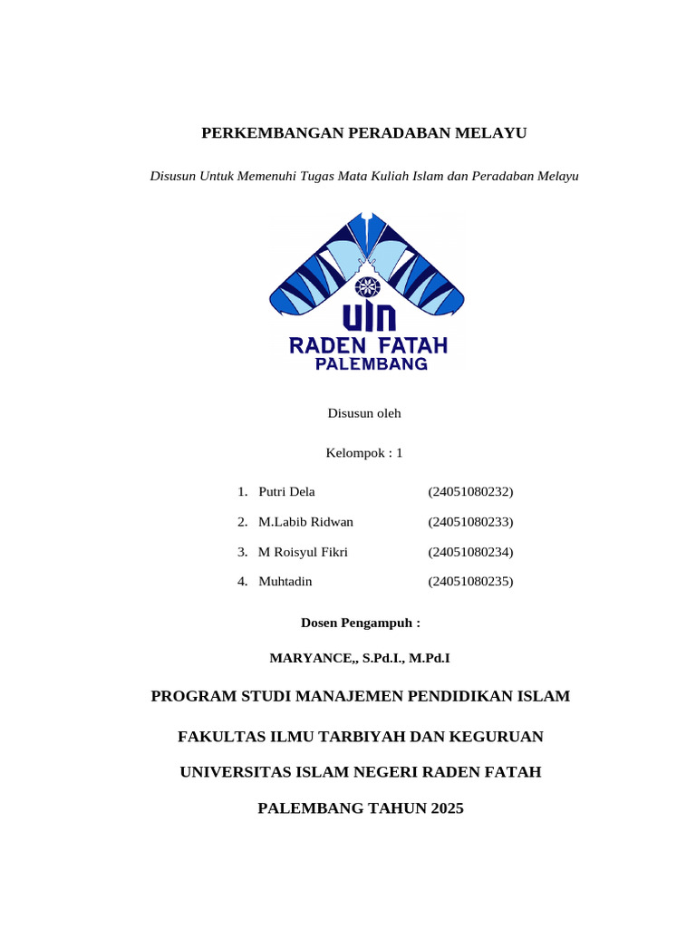 Sejarah Peradaban Melayu: Dari Animisme ke Islam | PDF