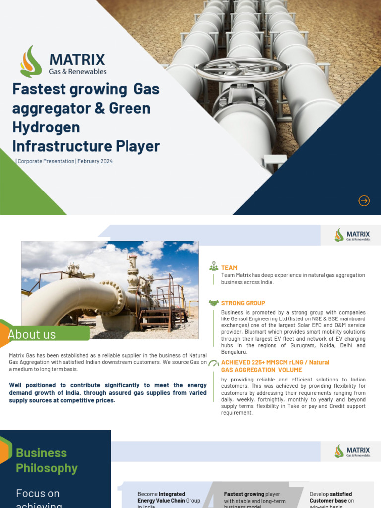 Matrix Gas: India's Leading Gas Aggregator | PDF | Expense | Income ...