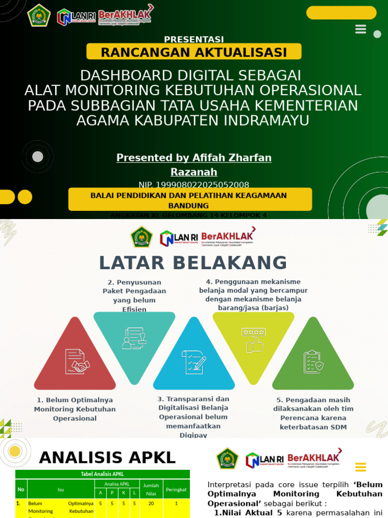 Dashboard Digital untuk Monitoring Operasional | PDF