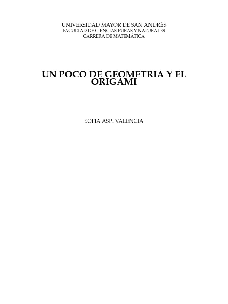 Documento Sofia Aspi | PDF | Triángulo | Origami