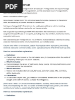 Area Definitions in Construction | PDF | Floors | Components
