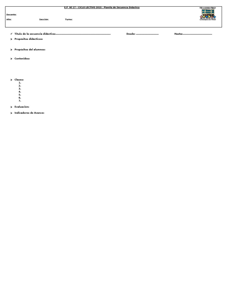 Secuencia Didactica Ep 17 (1) | PDF