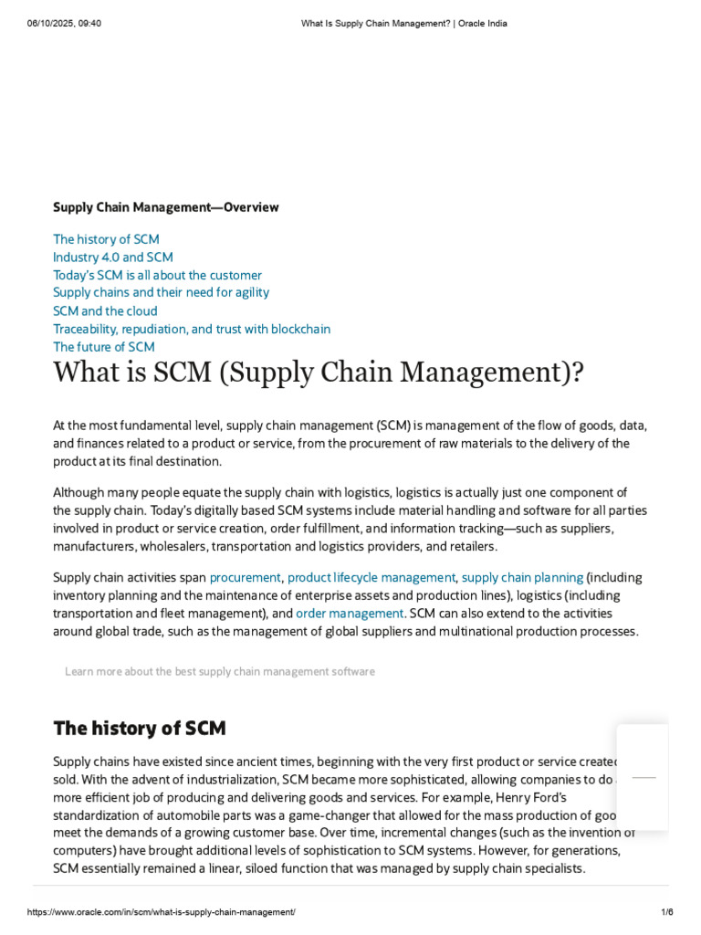 Supply Chain Management Insights and Trends | PDF | Supply Chain ...