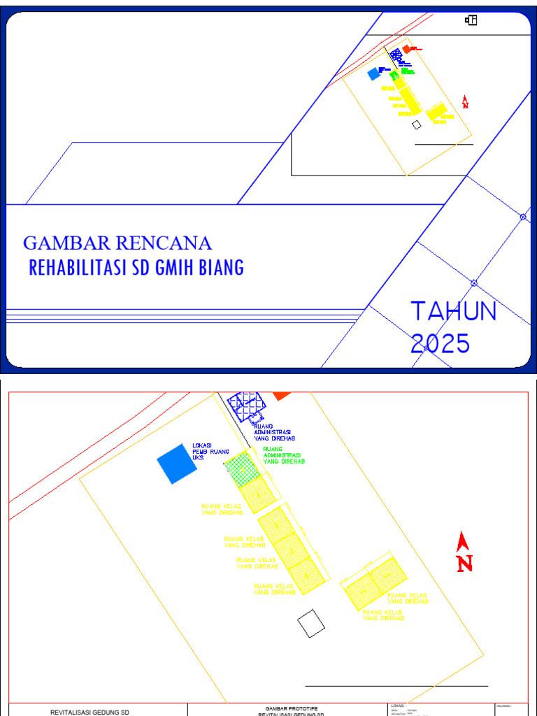 PDF - Gambar Rencana SD Gmih Biang | PDF
